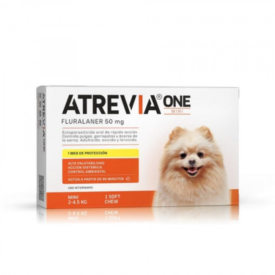 ATREVIA ONE MINI X 1 TAB - Farmacia Veterinaria | Tienda para Mascotas Online